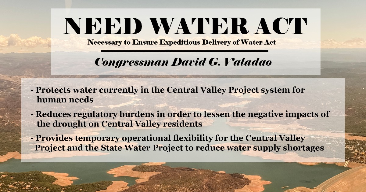 Congressman David G. Valadao Introduces Legislation to Address ...